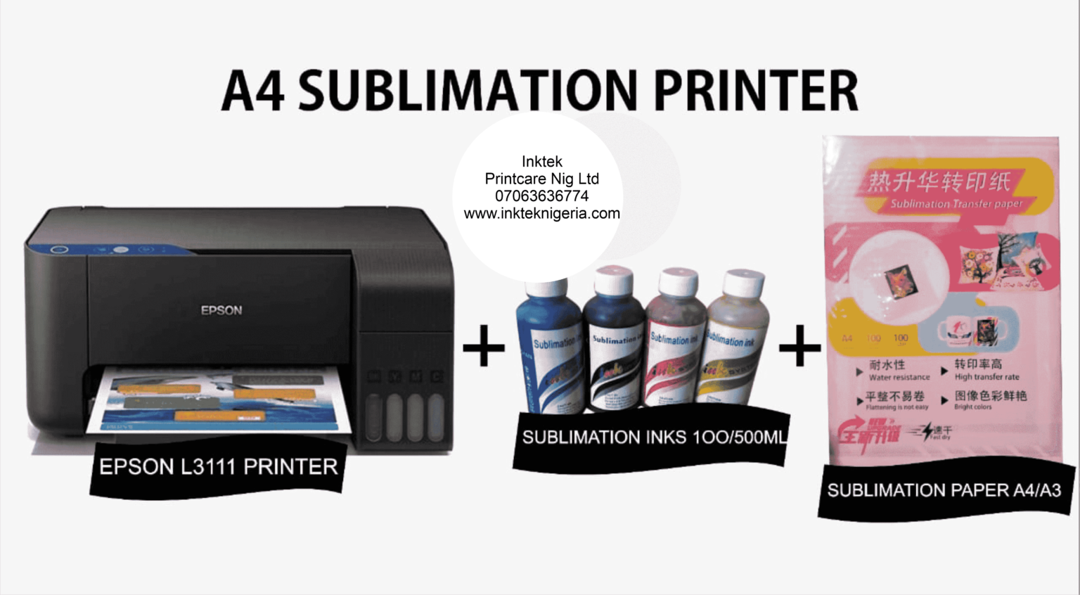 What Is Sublimation Ink - INKTEK PRINTCARE NIG LTD