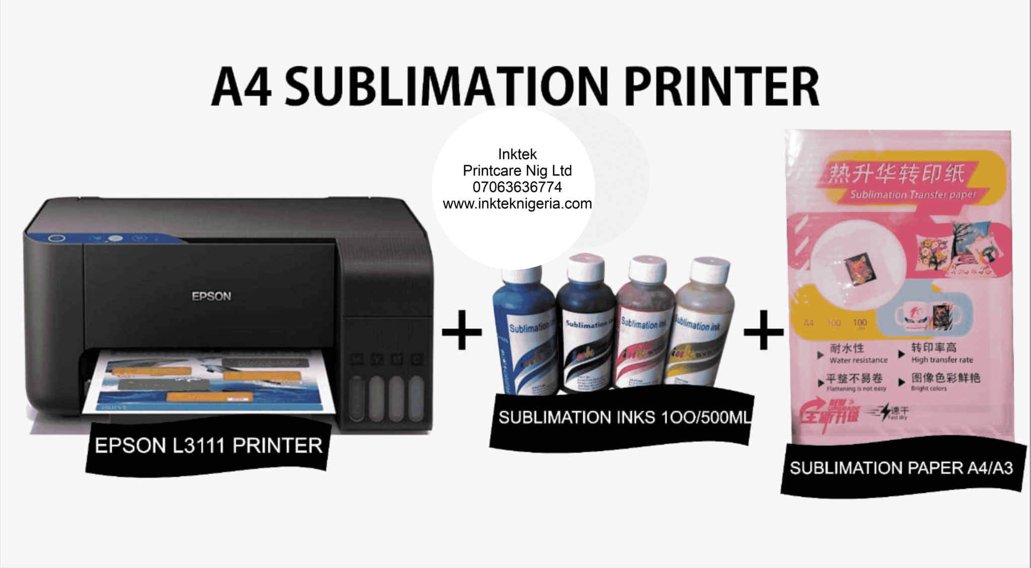 What Is Sublimation Ink - INKTEK PRINTCARE NIG LTD